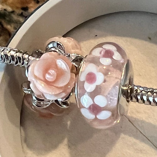 Charm for Pandora Sterling Silver Love Heart Large Charm Pink - Etsy