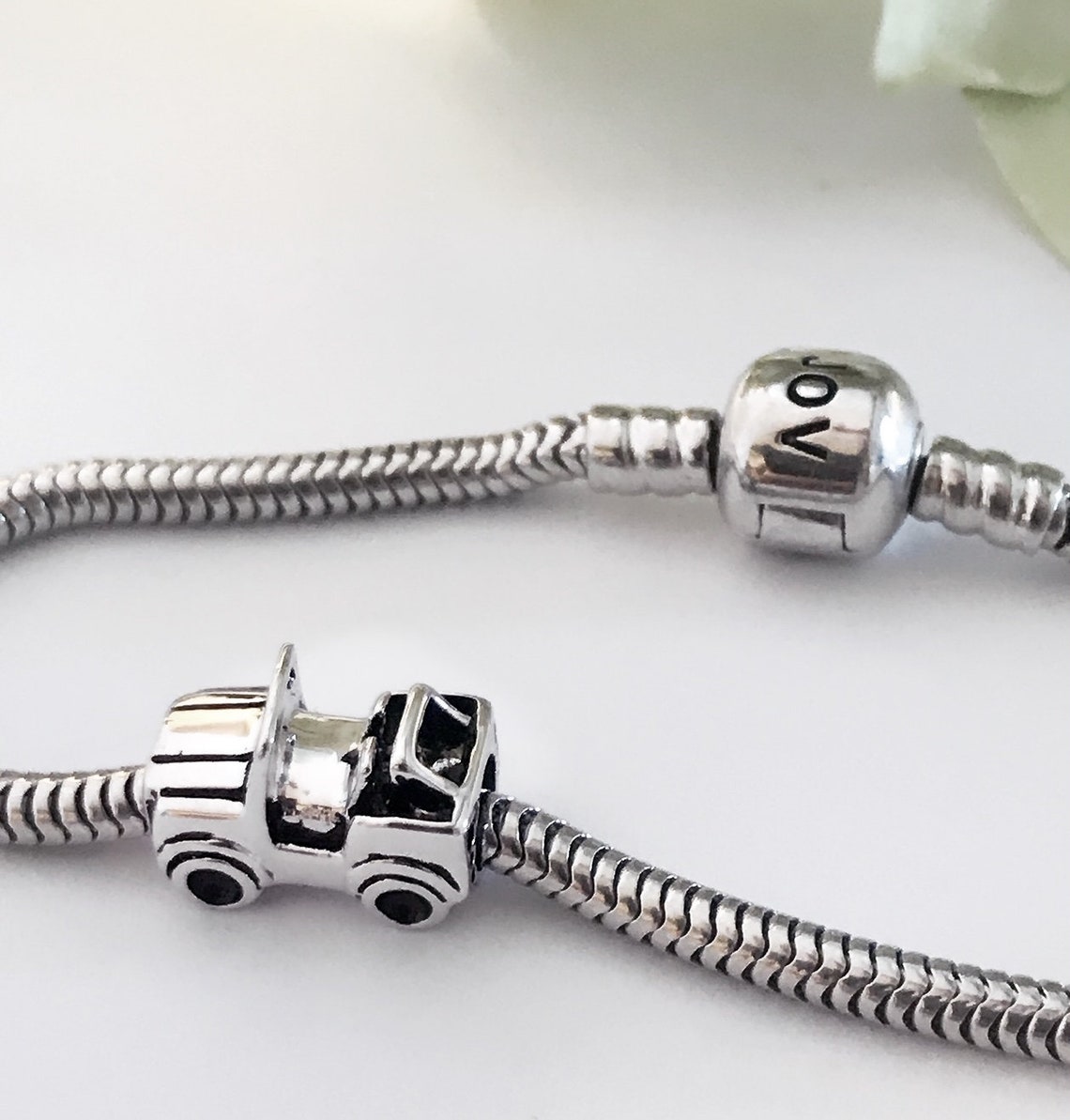 Charm for Pandora 925 sterling silver JEEP charm | Etsy