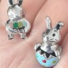 2 Charms for Pandora Hibiscus Flower Murano Charms 925 Sterling Silver ...