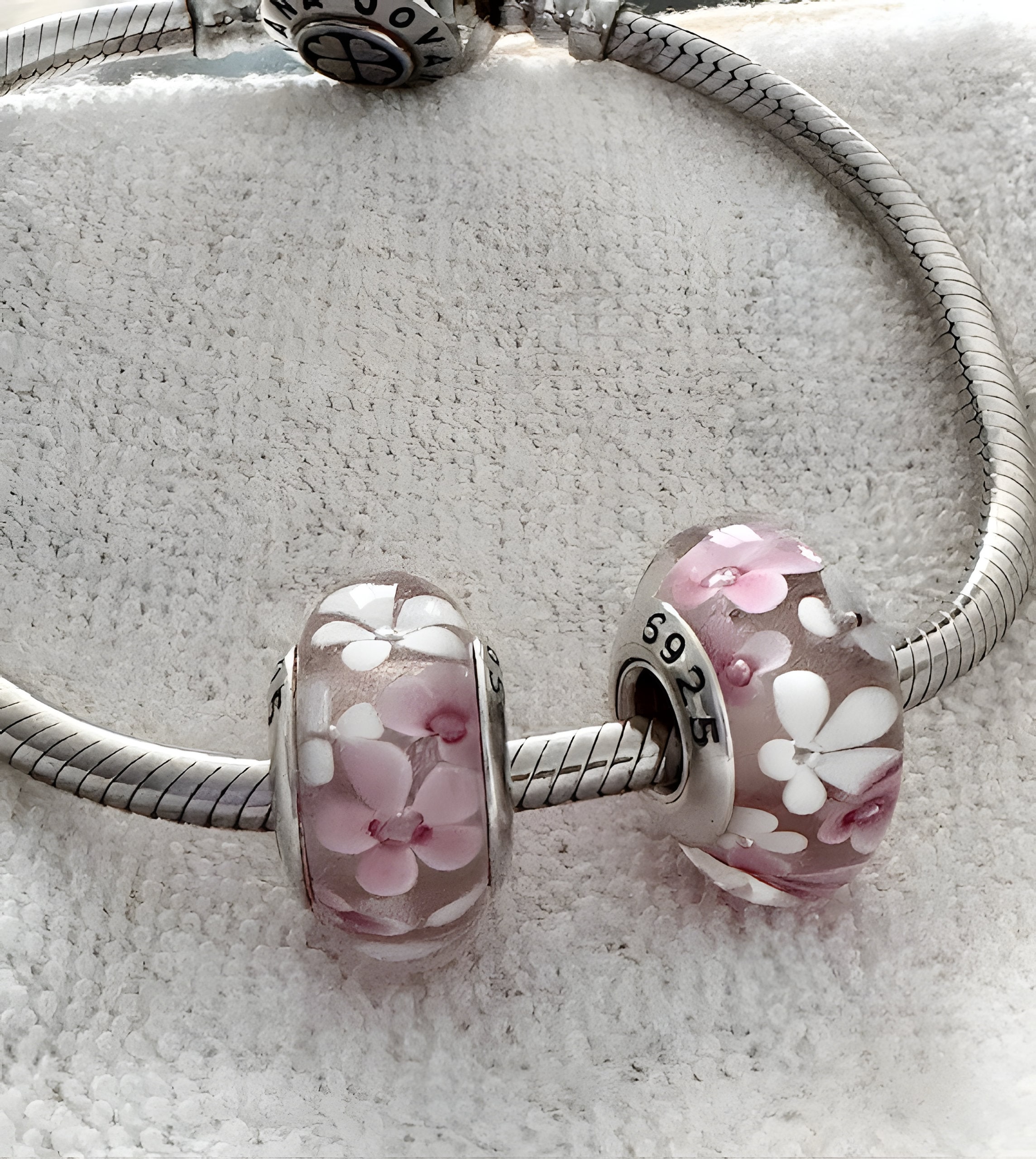Pandora bracelet with 2 charms store