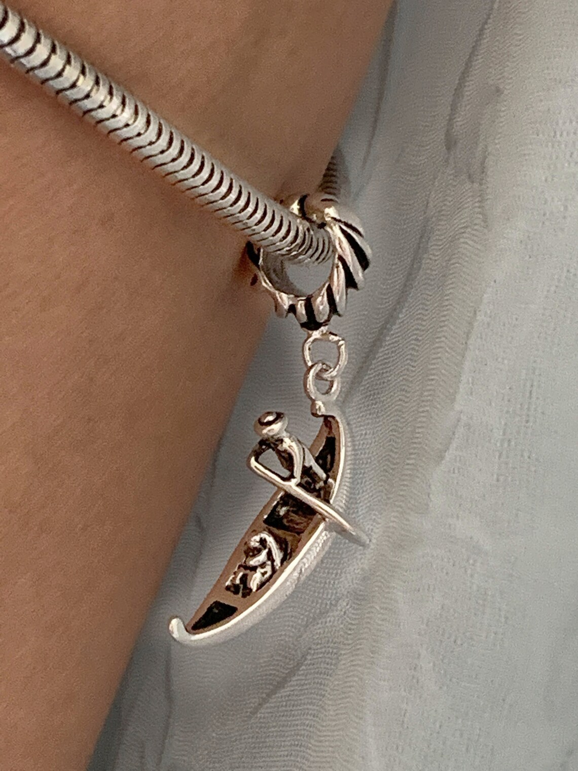 Charm for Pandora 925 Sterling Silver Venice Gondola Dangle - Etsy