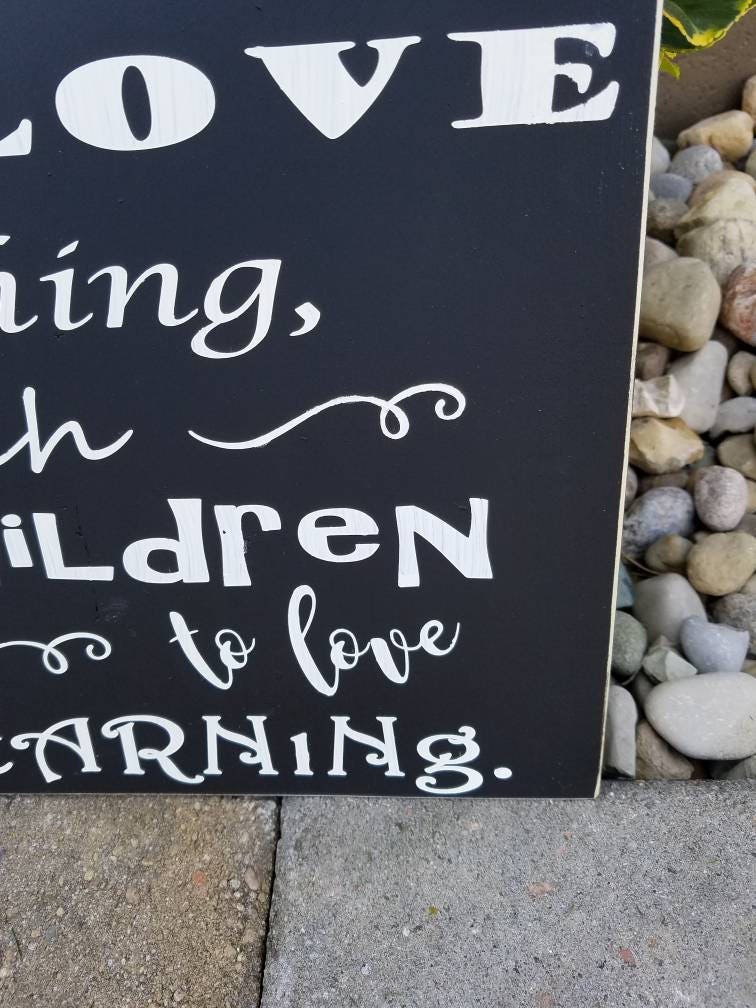 Teachers Who Love Teaching Signteacher Gift Gift for - Etsy