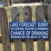 Lake Forecast Sunny Occasionally Boating Drinking|lake Alcohol Sign ...