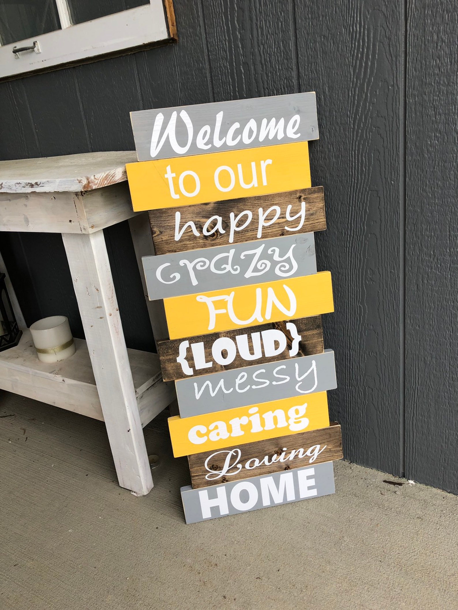 Fall Front Porch Decor/crazy Fun Family Sign/outdoor Fall | Etsy