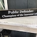 Public Defender Decor|defense Attorney Gift| Lawyer Gift| Lawyer Office ...