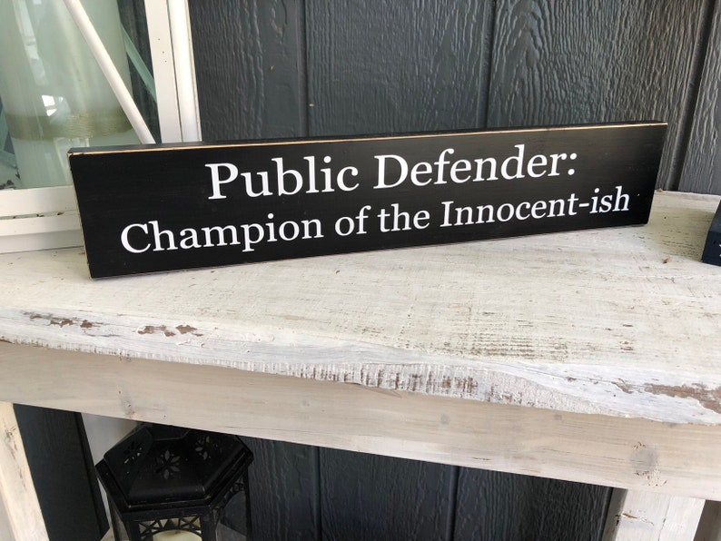 Public Defender Decor|defense Attorney Gift| Lawyer Gift| Lawyer Office ...