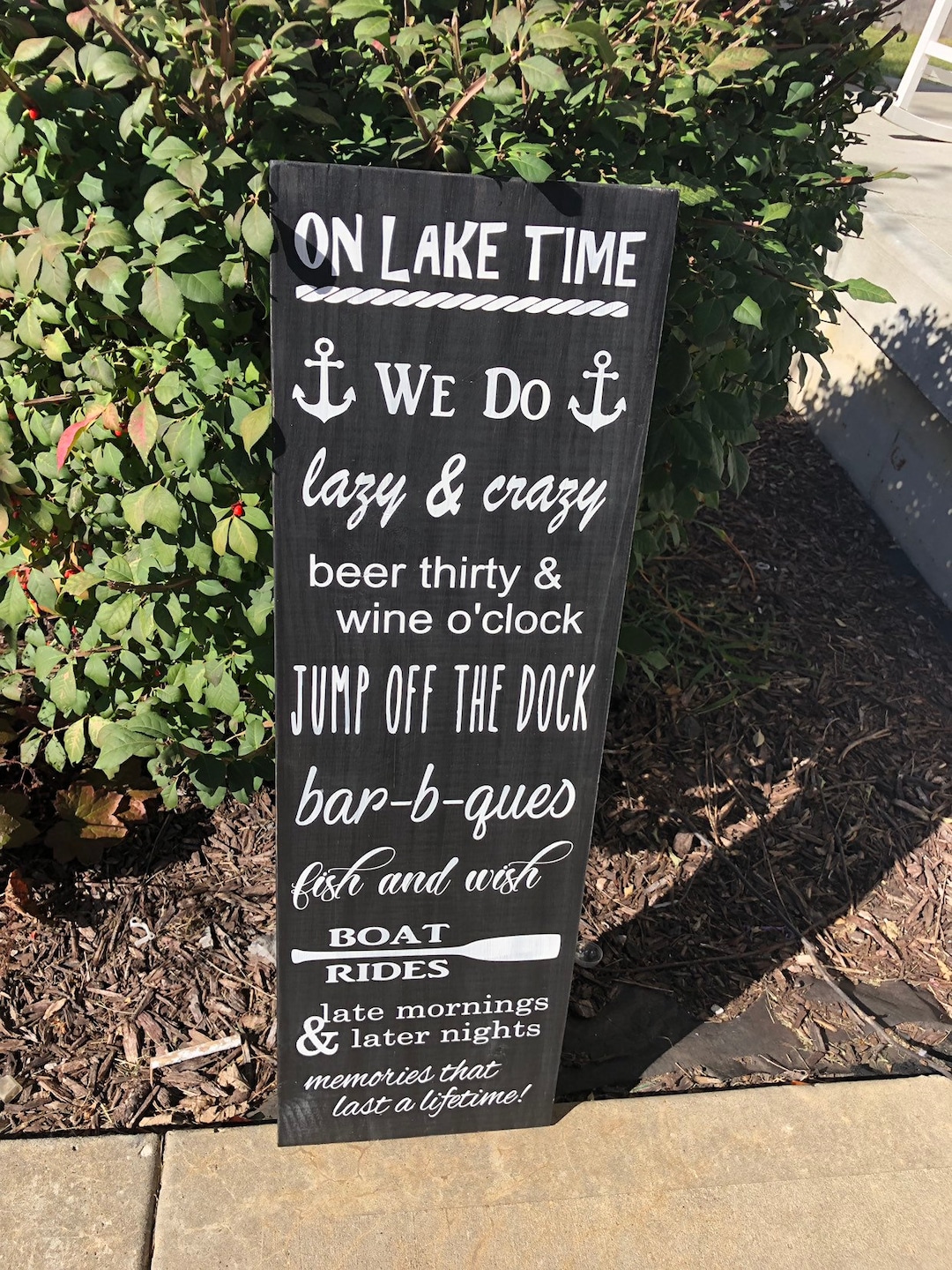 Lake Rules|on Lake Time|at the Lake We Do|lake Alcohol Sign|funny Lake ...