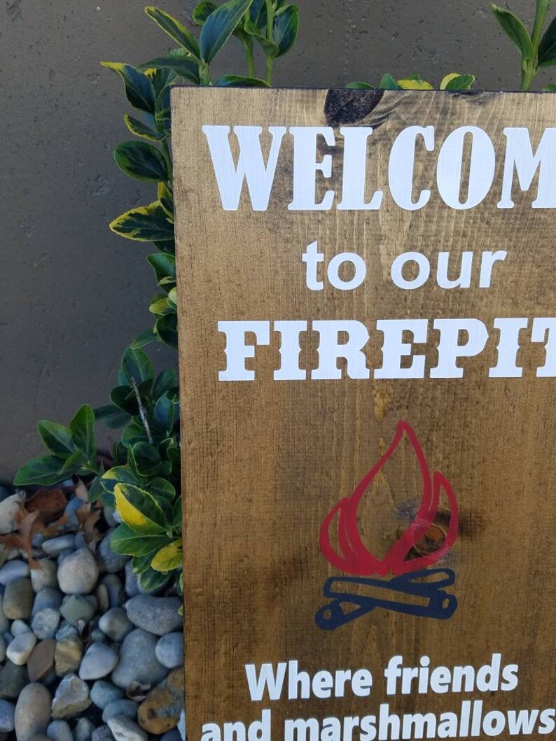 Firepit Sign/fall Sign/funny Fall Sign/patio Sign/funny Fall Decor ...