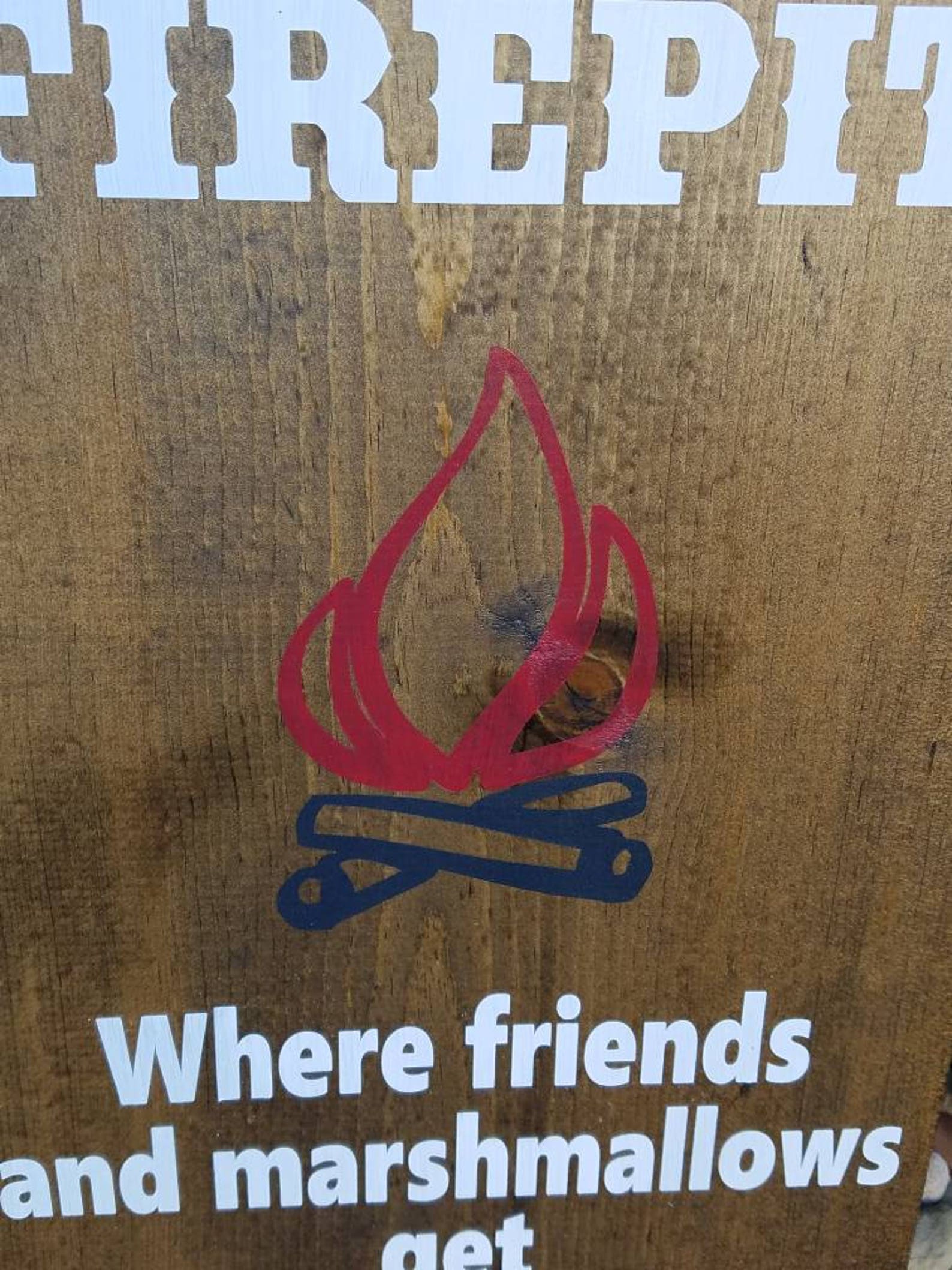 Firepit Sign/fall Sign/funny Fall Sign/patio Sign/funny Fall Decor ...