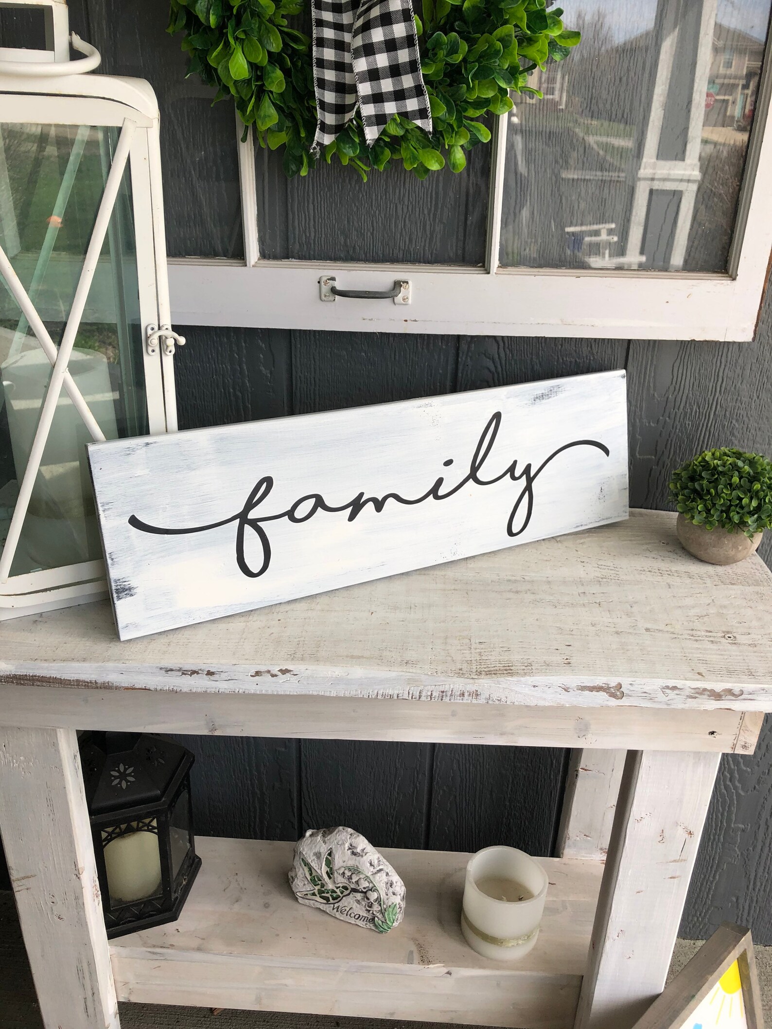 Rustic Family Signfarmhouse Family Signdistressed Family - Etsy