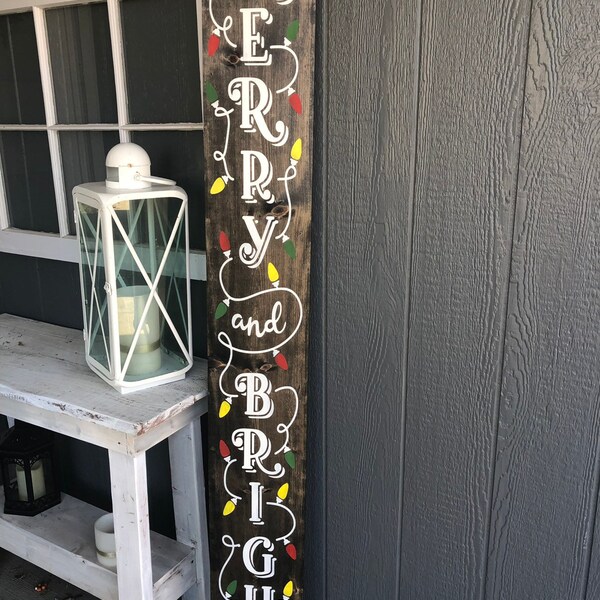 Colorful Christmas Signs - Etsy