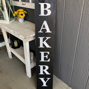 Bakery Sign|vertical Bakery Sign|large Bakery Sign|bakery Farmhouse ...