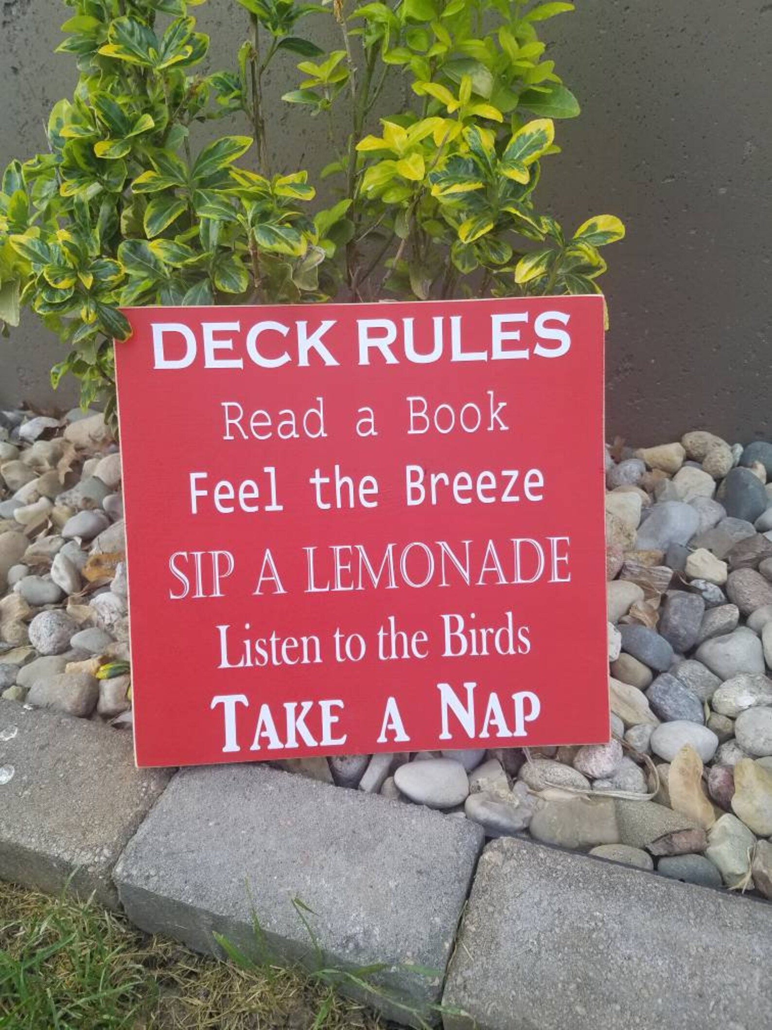 Deck Rules Sign|porch Rules Sign|deck Sign|porch Sign|deck Decor|porch ...