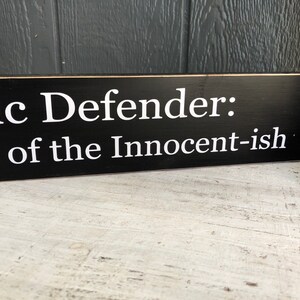 Public Defender Decor|defense Attorney Gift| Lawyer Gift| Lawyer Office ...