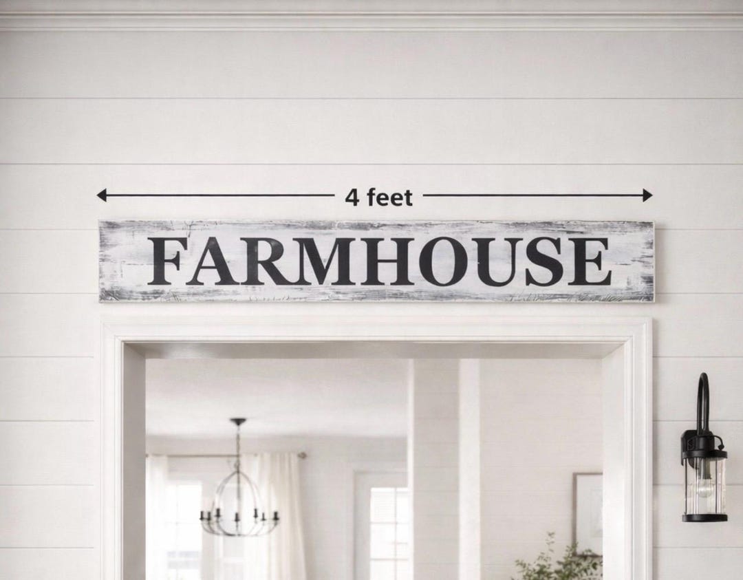 Farmhouse Sign|large Farmhouse Sign|rustic Farmhouse Sign|kitchen ...