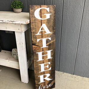 Gather Here Sign|rustic Gather Sign|gather|rustic Farmhouse Gather Sign ...