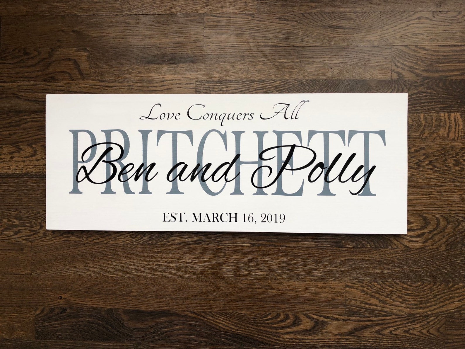 Last Name Couple Signlast Name Wedding Giftlast Name Couple - Etsy