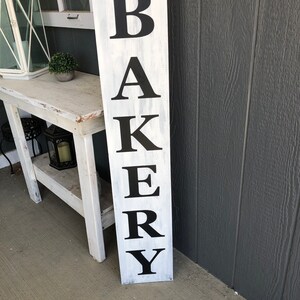Bakery Sign|vertical Bakery Sign|large Bakery Sign|bakery Farmhouse ...