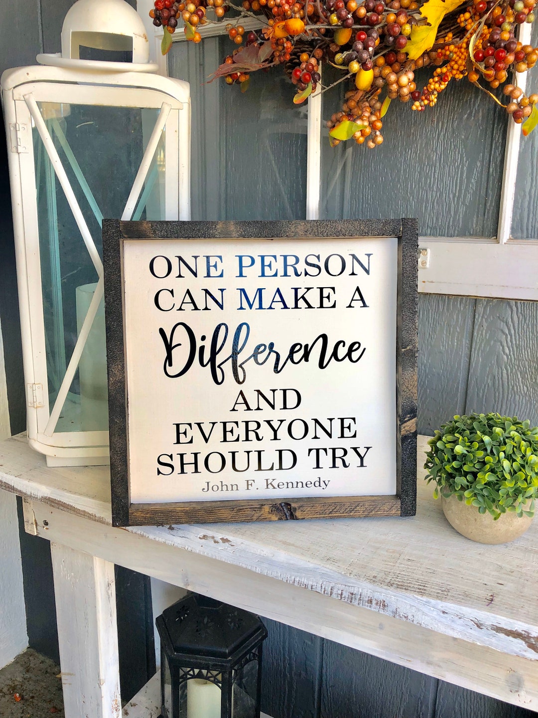One Person Can Make A Difference|john F Kennedy Quote|jfk Quote ...