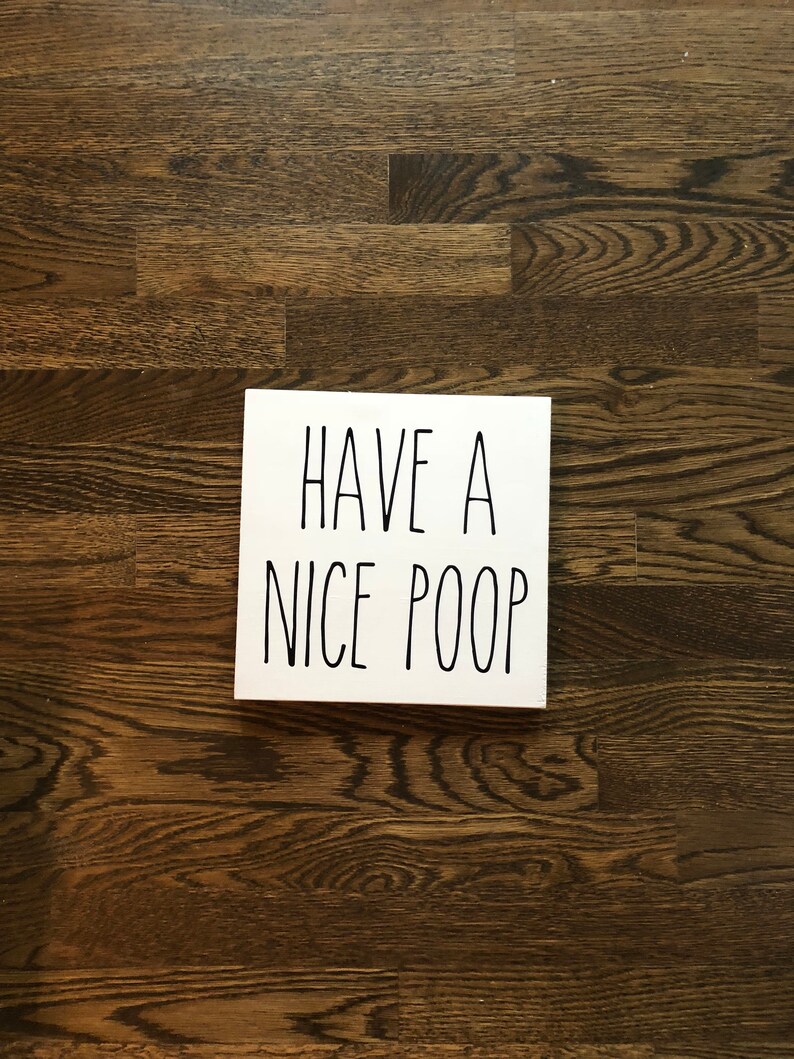 Have A Nice Poophave A Nice Poop Signbathroom Decorfunny | Etsy