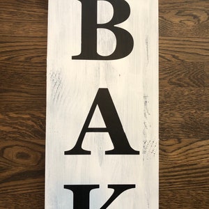 Bakery Sign|vertical Bakery Sign|large Bakery Sign|bakery Farmhouse ...