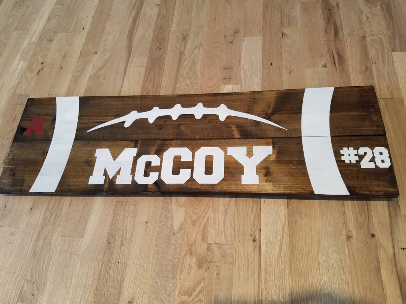 Personalized Football Sign|large Football Sign|over the Bed Football ...