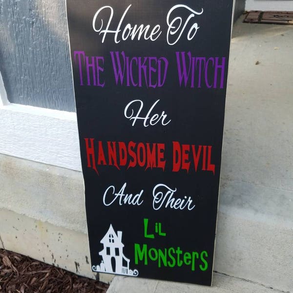 Wicked Witch Sign - Etsy