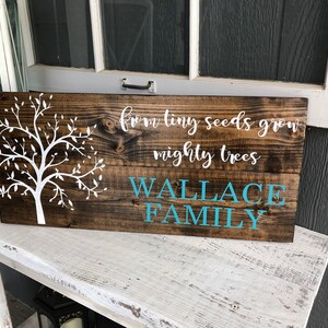 From Tiny Seeds Grow Mighty Trees|teacher Gift|personalized Teacher ...