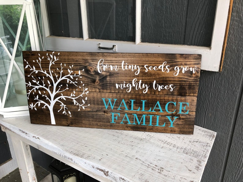 From Tiny Seeds Grow Mighty TreesTeacher GiftPersonalized | Etsy