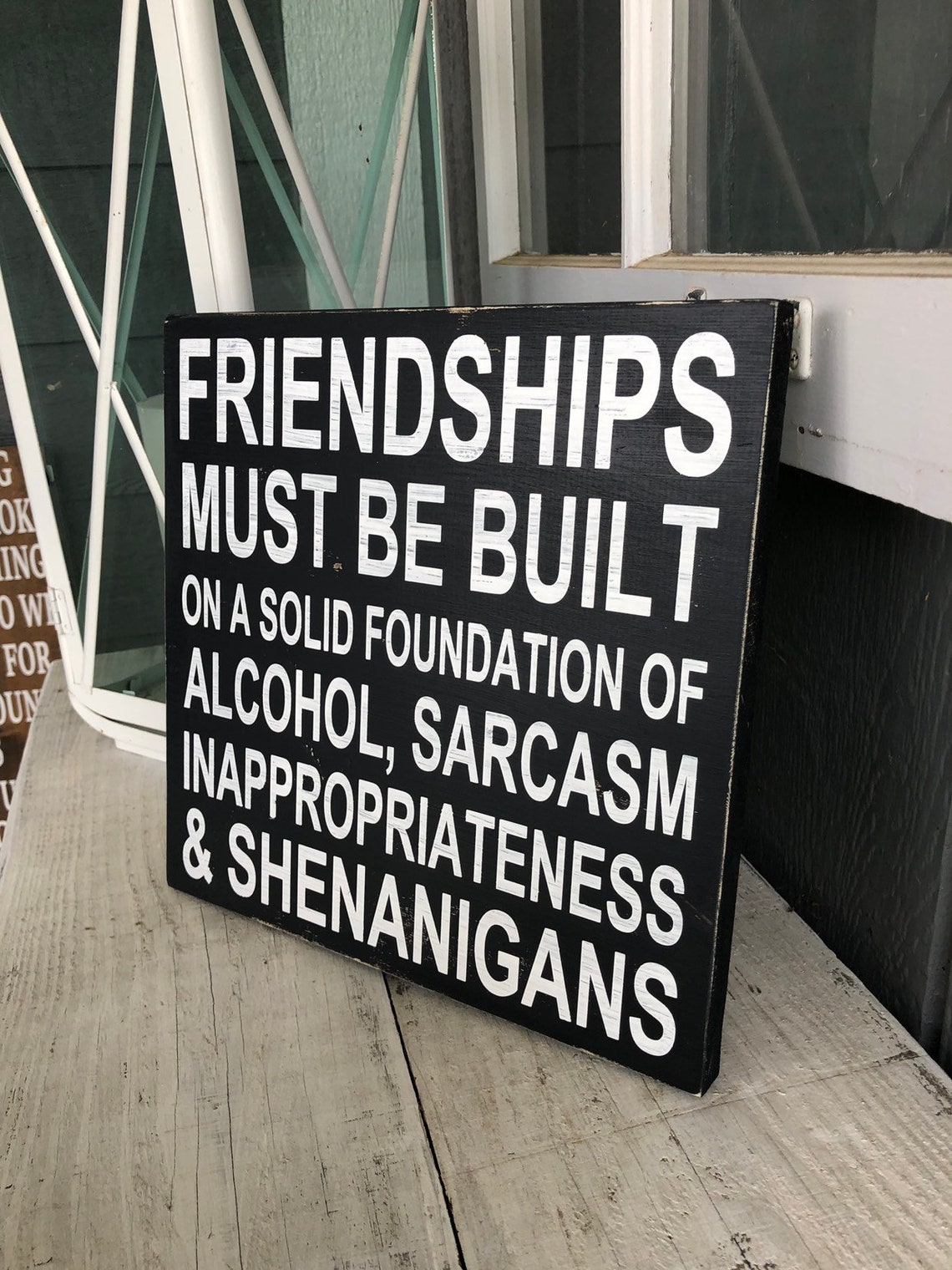 Friendship SignFunny Friend GiftFunny Friendship SignBest | Etsy