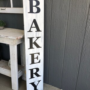 Bakery Sign|vertical Bakery Sign|large Bakery Sign|bakery Farmhouse ...