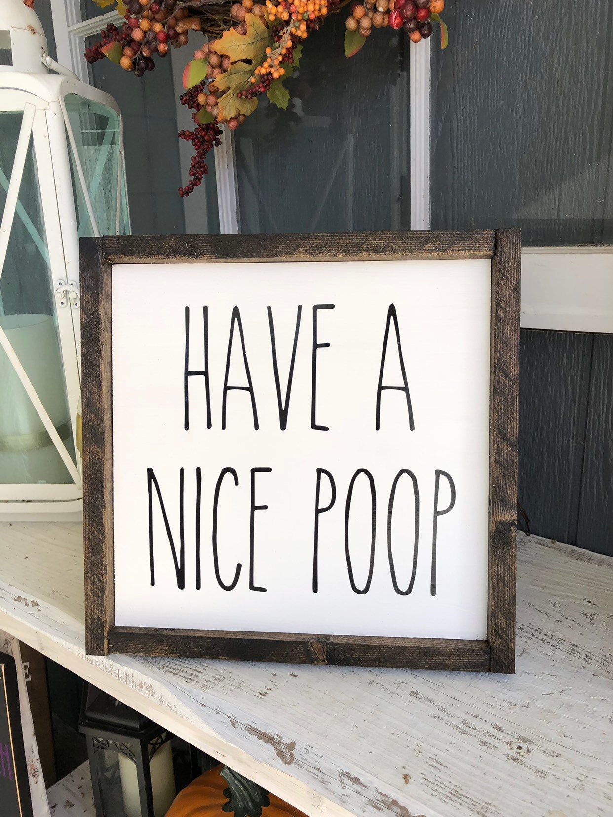 Have A Nice Poophave A Nice Poop Signbathroom Decorfunny | Etsy