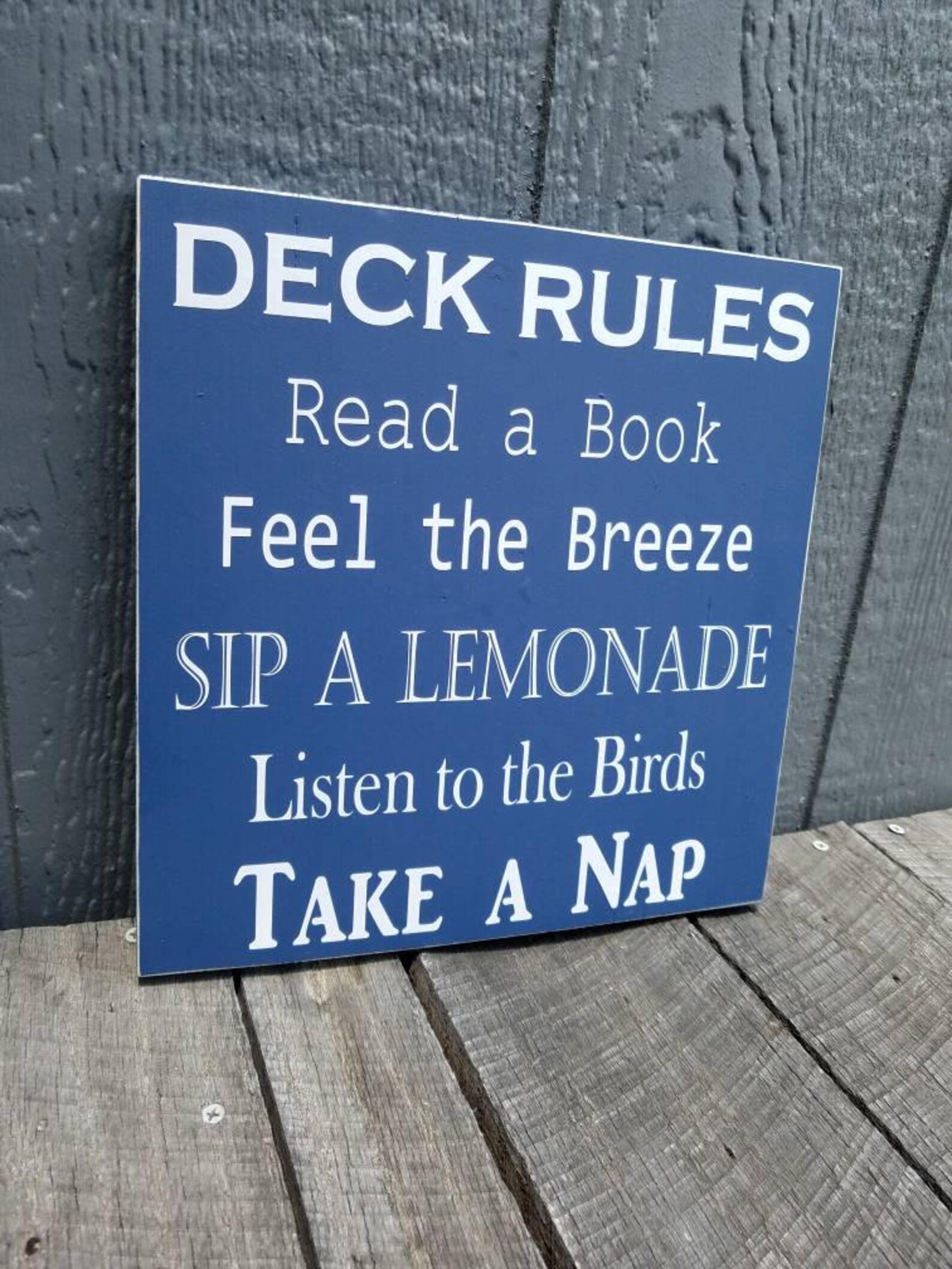 Deck Rules Sign|porch Rules Sign|deck Sign|porch Sign|deck Decor|porch ...