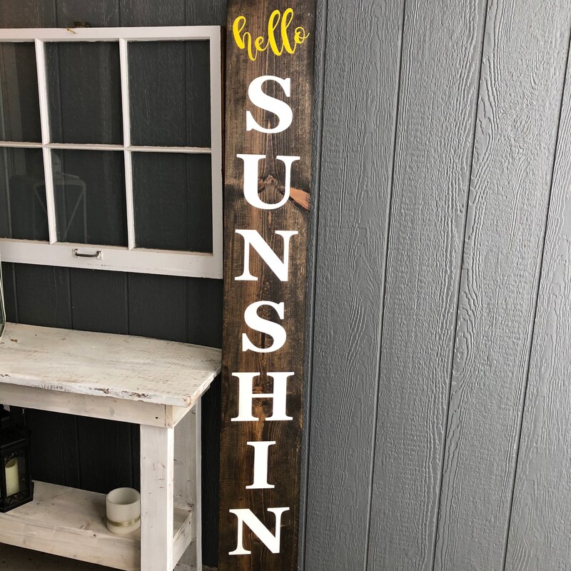 Tall Porch Sign - Etsy