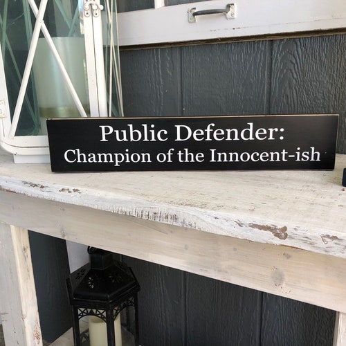 Public Defender Decordefense Attorney Gift Lawyer Gift - Etsy