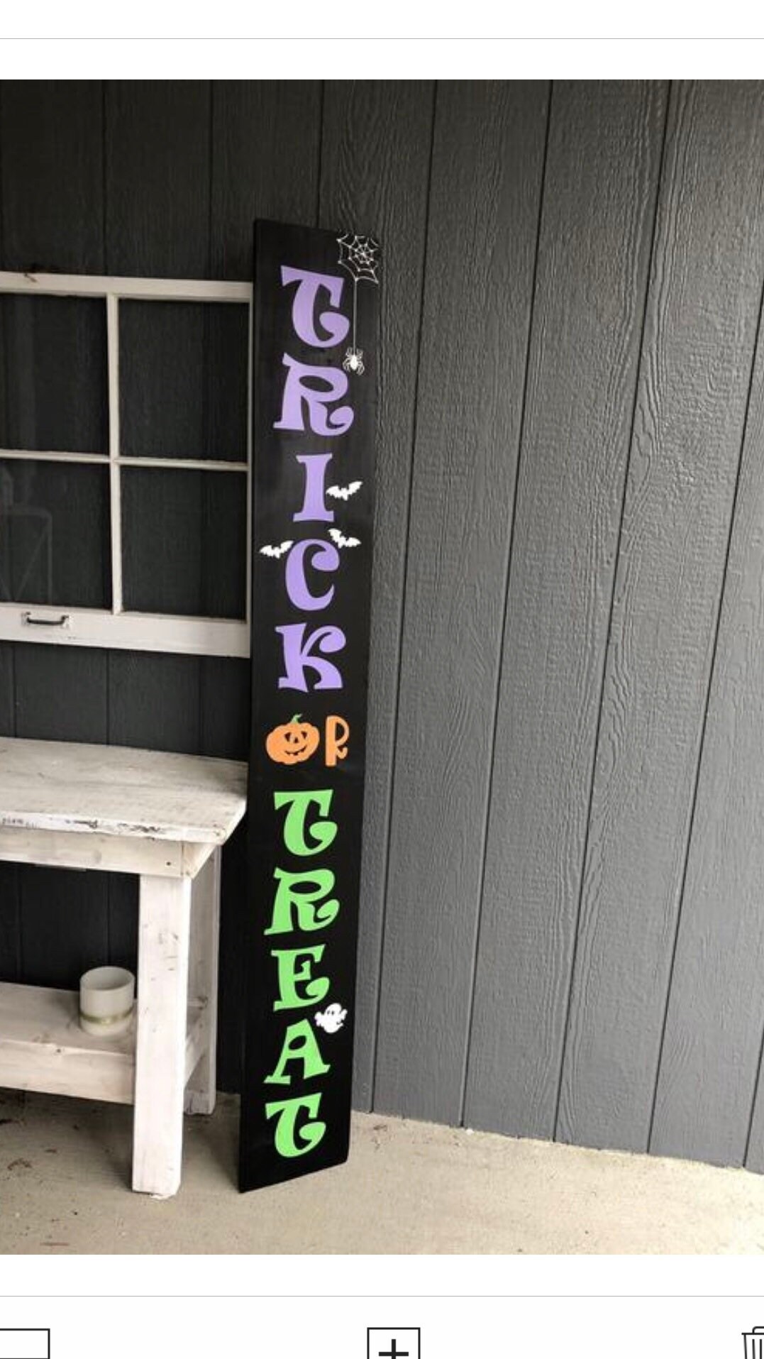 HAPPY HALLOWEEN Sign|halloween Porch Decor|colorful Halloween Sign ...