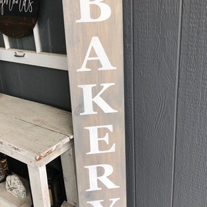 Bakery Sign|vertical Bakery Sign|large Bakery Sign|bakery Farmhouse ...