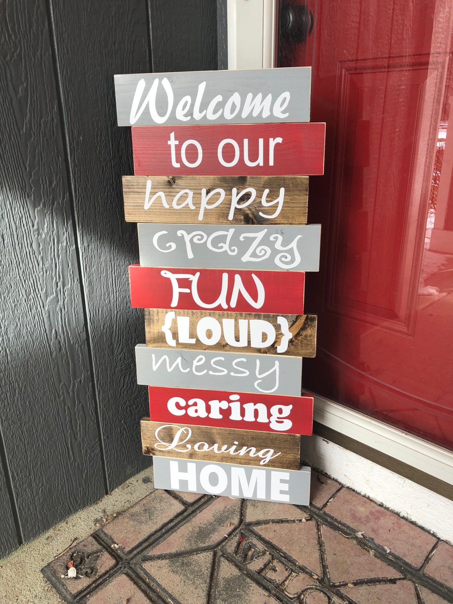 Fall Front Porch Decor/crazy Fun Family Sign/outdoor Fall - Etsy