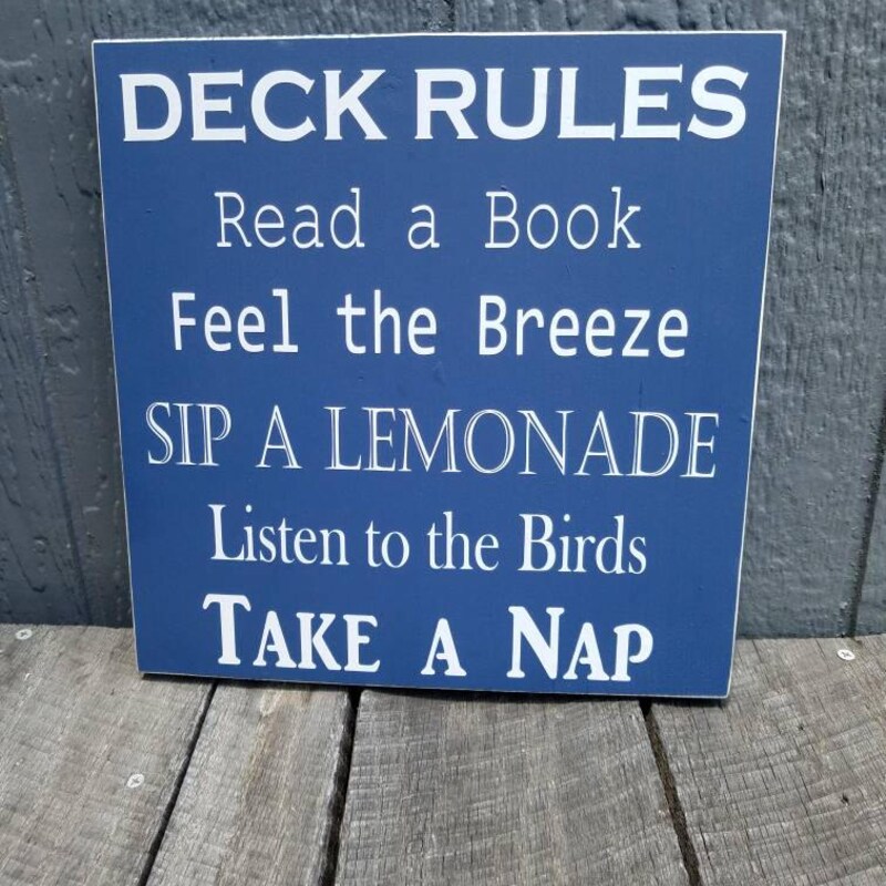 Deck Rules - Etsy