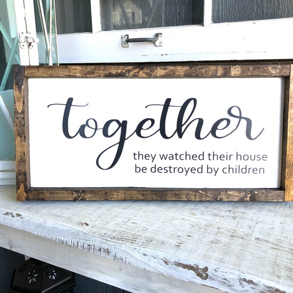 Messy House Sign - Etsy