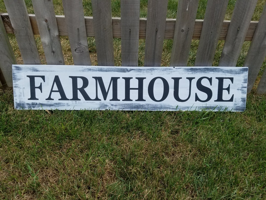 Farmhouse Sign|large Farmhouse Sign|rustic Farmhouse Sign|kitchen ...