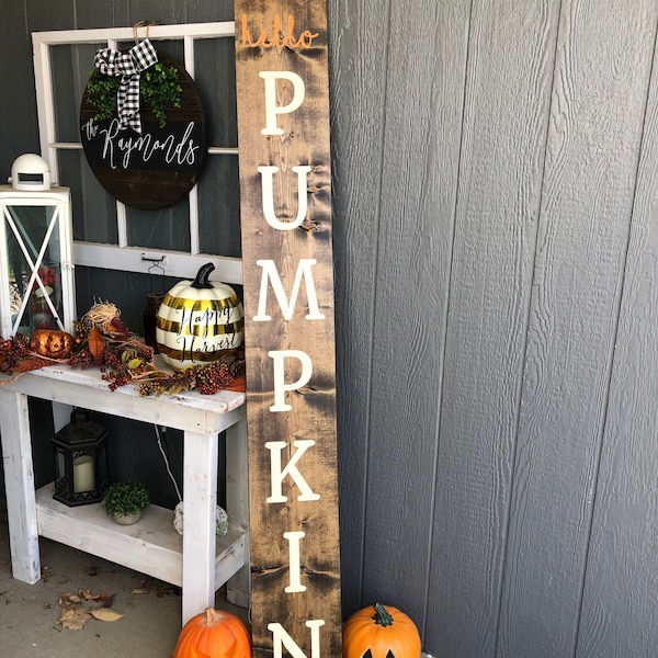 Tall Fall Sign - Etsy