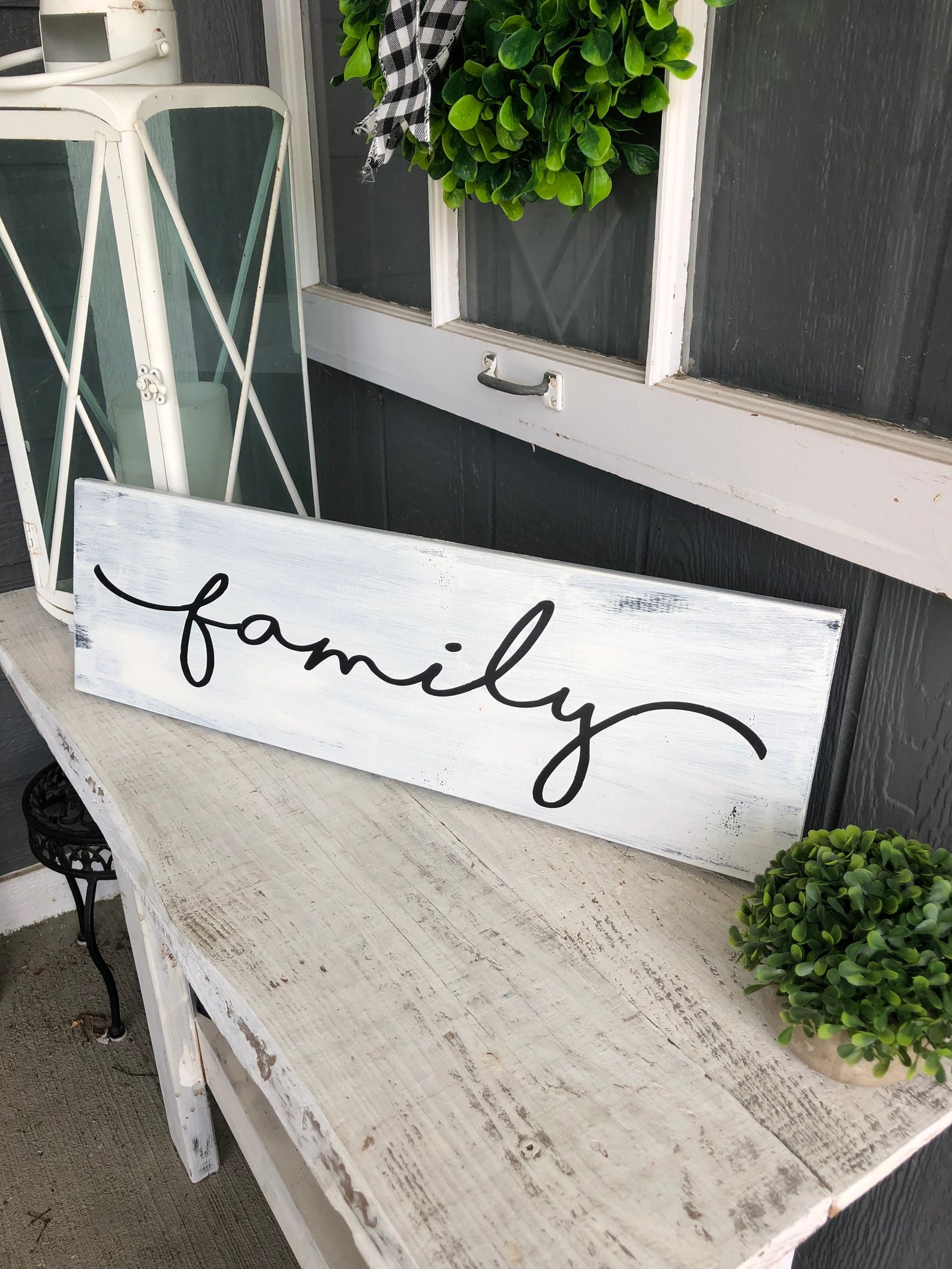 Rustic Family Signfarmhouse Family Signdistressed Family - Etsy