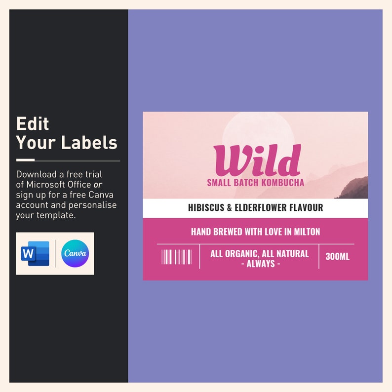 Bottle Label - Editable Beer Label Template - Custom Beer Label ...