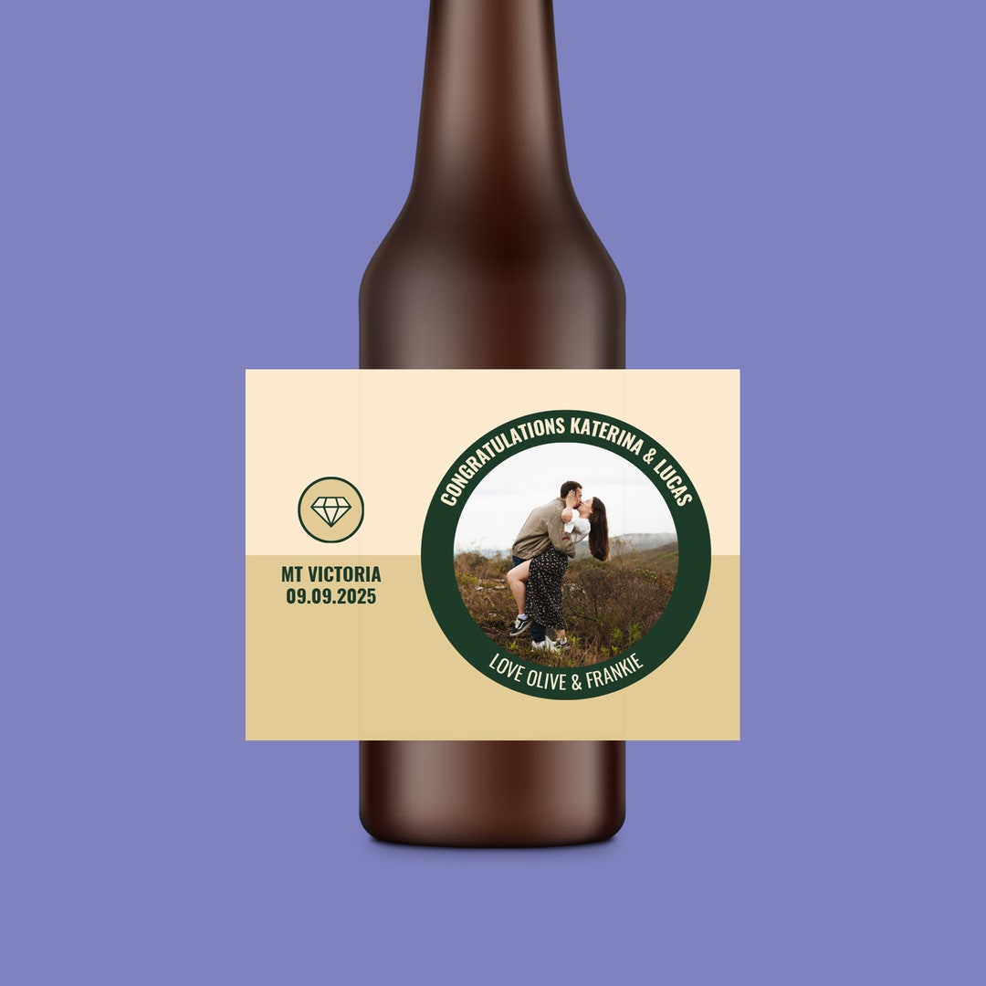 Bottle Label Custom Editable Canva Word Bottle Label Party Hens Stag ...