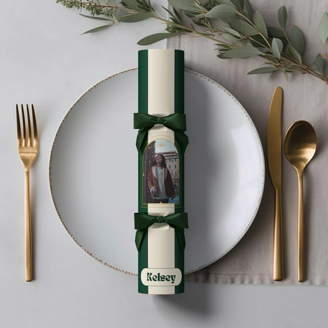 Personalized Christmas Crackers: DIY Printable Template (digital ...