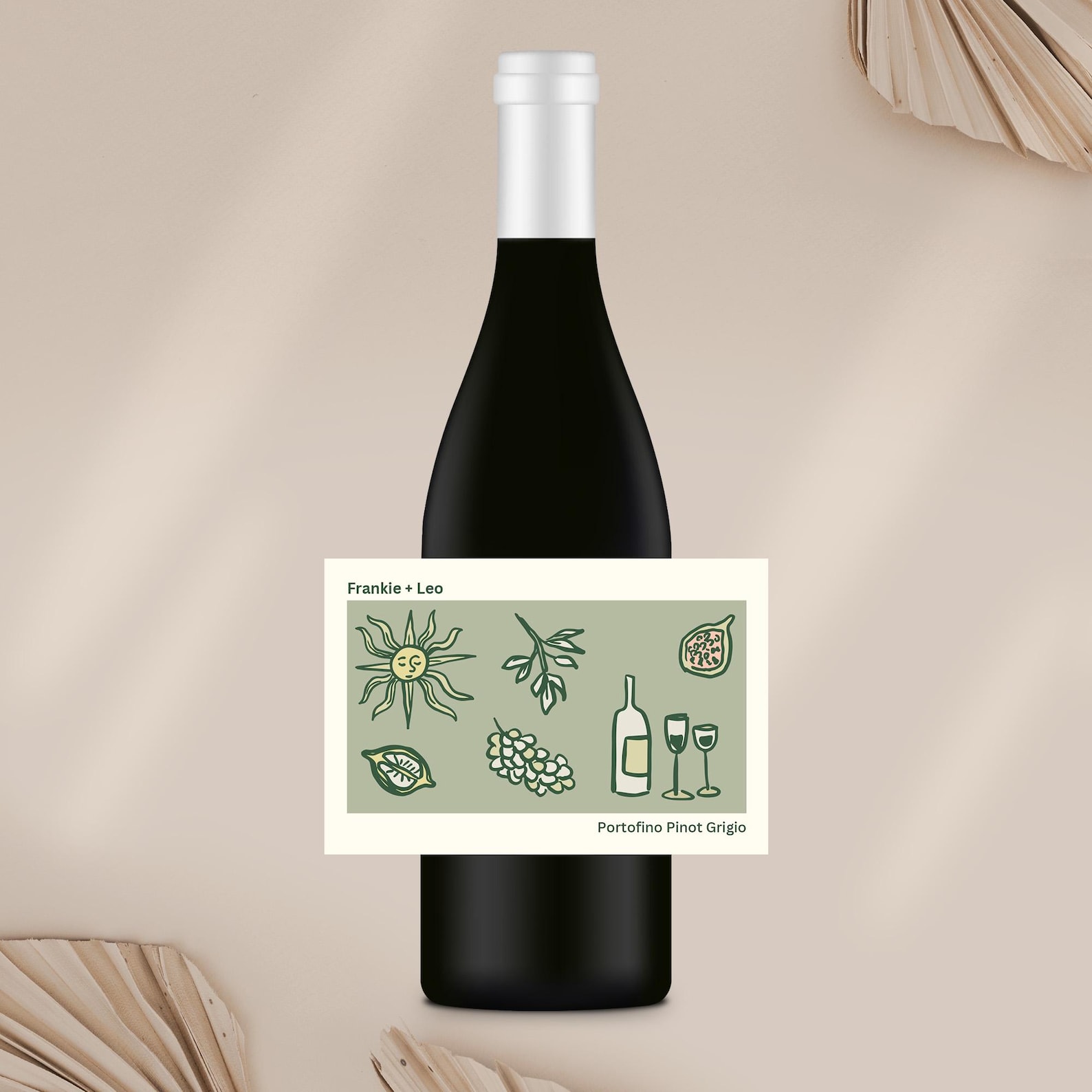 Custom Wine Label Design | Wedding Milestone Wine Labels | Sweet Wine ...