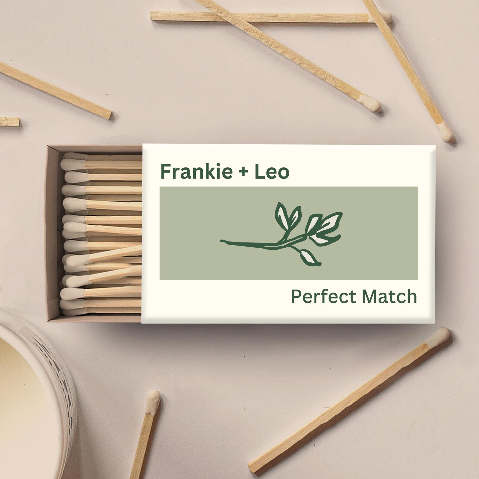 Personalised Match Box Wedding Favours Custom Matchboxes Custom Wedding ...