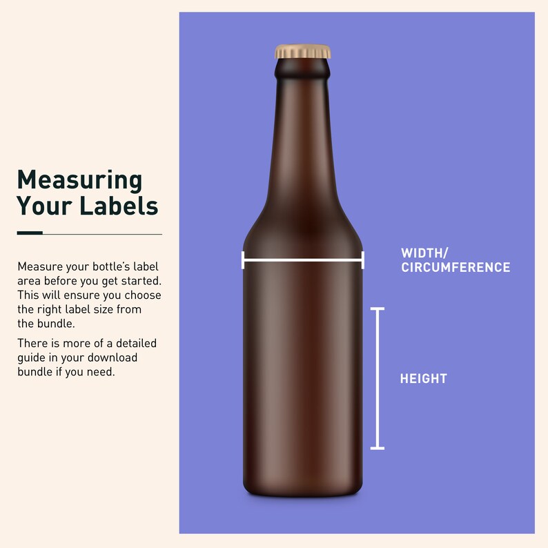 Nikita Editable Beer Label Template Custom Beer Label Printable Label Do It Yourself DIY Labels ...