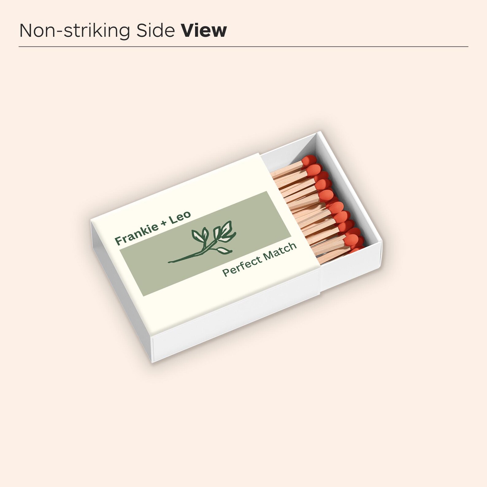 Personalised Match Box Wedding Favours Custom Matchboxes Custom Wedding ...